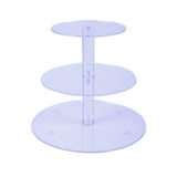HMROVOOM Round Acrylic Cupcake Stand,Cupcake Tier Stands,Cupcake Holder ...