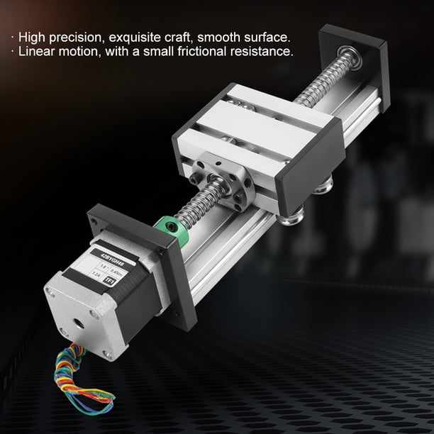 Metal Ball Screw Linear Slide, Slide Table, Exquisite Craft For Diy Cnc ...