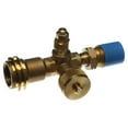 Camco 59123 Propane Brass 4-Port Tee - With 5' and 12' Extension Hoses ...