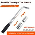 L Shape Tire Wrench AntiCorrosion Steel Car Repair Tool Lightweight Lug ...