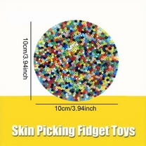 SPOKKI 4 Pcs Picky Pads, Silicone Fidget Toys for Adults and Kids, 8cm ...