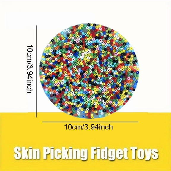 SPOKKI 4 Pcs Picky Pads, Silicone Fidget Toys for Adults and Kids, 8cm ...