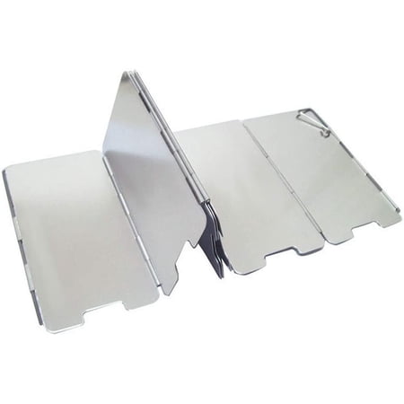 LZMY 9 Plates Camping Windscreen,Burner Windshield Aluminum Foldable ...
