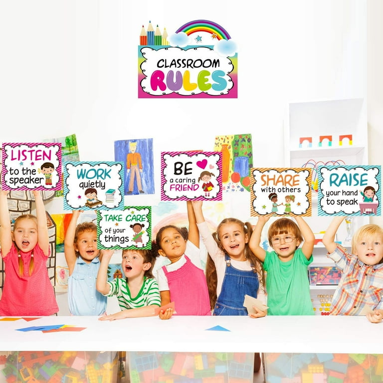 Classroom Rules Poster For Kids