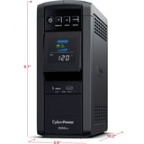 Restored CyberPower CP1000PFCLCD-R PFC 1000VA / 600W Pure Sine Wave UPS ...