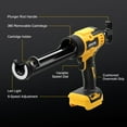 Cordless Caulking Gun Compatible With DeWalt 20V Max Battery, No-Drip ...