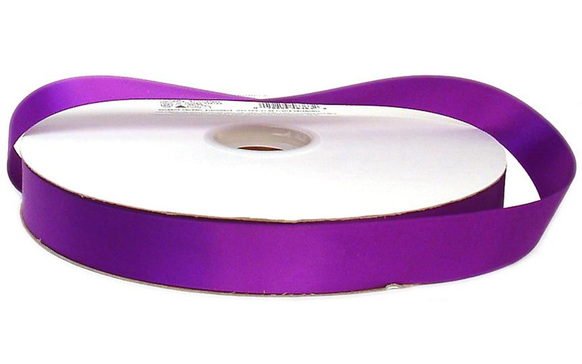 Offray Ribbon Doubleface Satin 7/8" Purple - Walmart.com