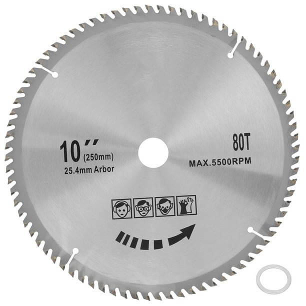Woodworking Cutting Disc,10 x 80T 254mm Cutting Disc Circular Saw Blade ...
