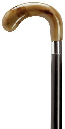 Walking Cane Men Golf Cane Black Maple Shaft, Horn Handle - Walmart.com