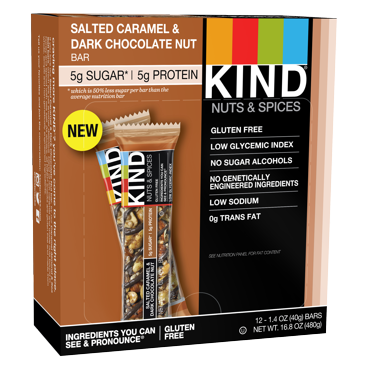 KIND Bars - Dark Chocolate, Almond & Coconut, Gluten Free, 1.4oz, 12 ...