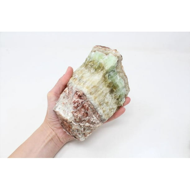 Green Calcite XL Rough Raw Chunk from Mexico, High Grade A Quality ...