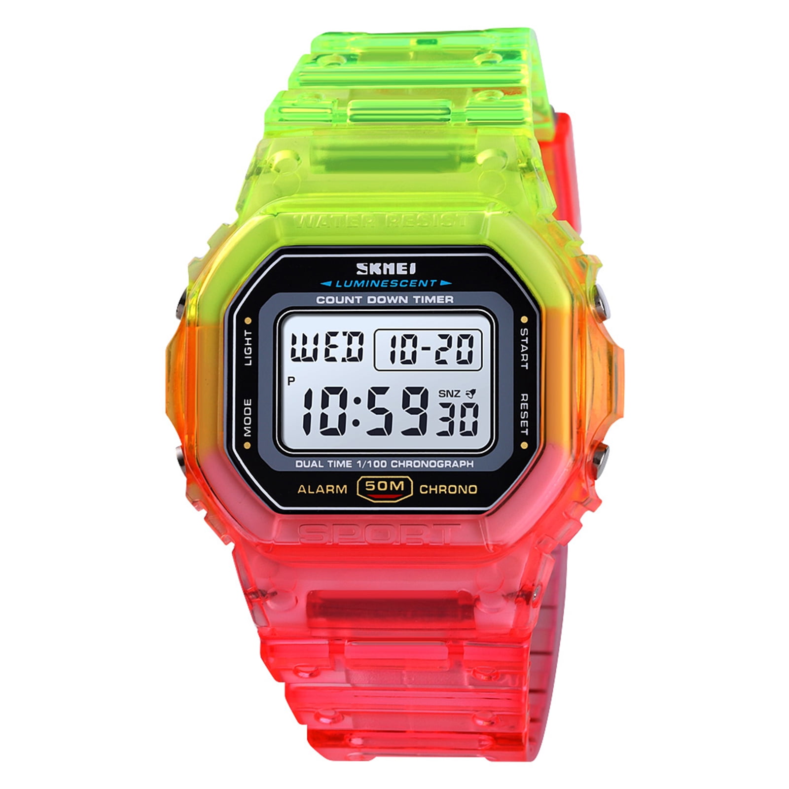 Click here for Skmei Women Digital Sports Watch Contrast Color Du... prices