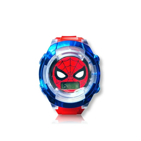 Spider-Man Digital Watch Boys Flashing LCD Kids Watch | Walmart Canada