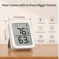 SwitchBot Thermometer Hygrometer Plus, Indoor Smart Bluetooth ...