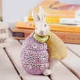 SDJMa Easter Bunny Decorations Bunny Figurines Easter Home Decor Spring ...