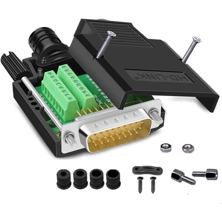 DB26 Breakout Connector, Solderfree RS232 D-SUB Serial to 26-Pin Port ...
