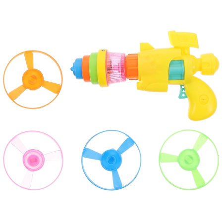 1set Flying Plate Toy Lighting Peg-top Flying Saucer Glowing Flying ...