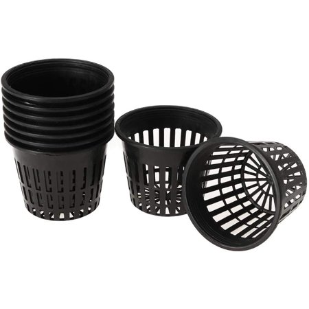 （Black）10 Pack Mesh Flower Pots for Garden Plants - Heavy Duty,MU ...