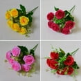 Artificial Rose Bouquet, Single Rose Flower Bunch, Plastic Performance ...
