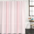 Blush Pink White Stripes Shower Curtain for Bathroom, Lines Modern ...