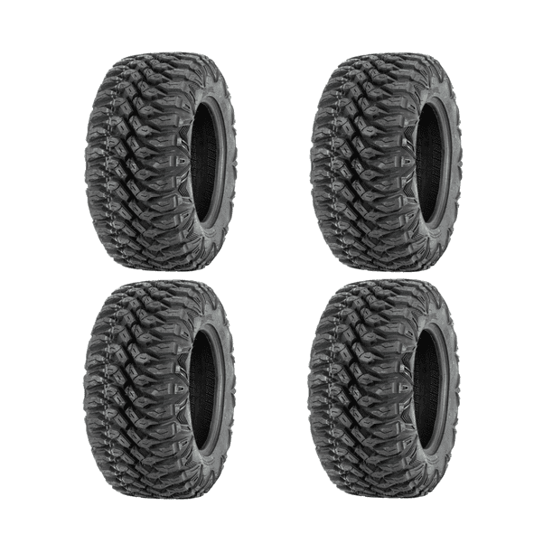 Full Set of Quadboss QBT846 28x10x14 - 8 Ply Utility UTV Tires ...