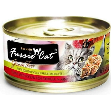 Fussie Cat Premium Tuna with Mussels Formula in Aspic 24ct Case 2.82oz ...