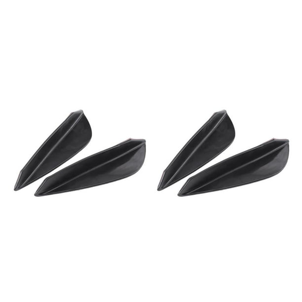 serony Pack of 4 Universal Car Bumper Lip Diffusers Plastic Adhesive ...