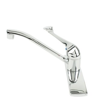 Home Plus Traditional One Handle Kitchen Faucet, Chrome - Walmart.com
