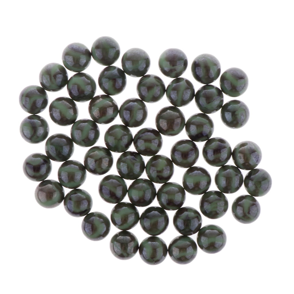 Set Of 50 Glass Marbles (16mm) For Chinese Checkers & Marble Run Game ...