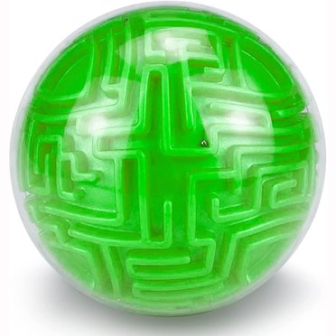 Labyrinth Wooden Maze Game with Two Steel Marbles, Puzzle Game by Hey ...