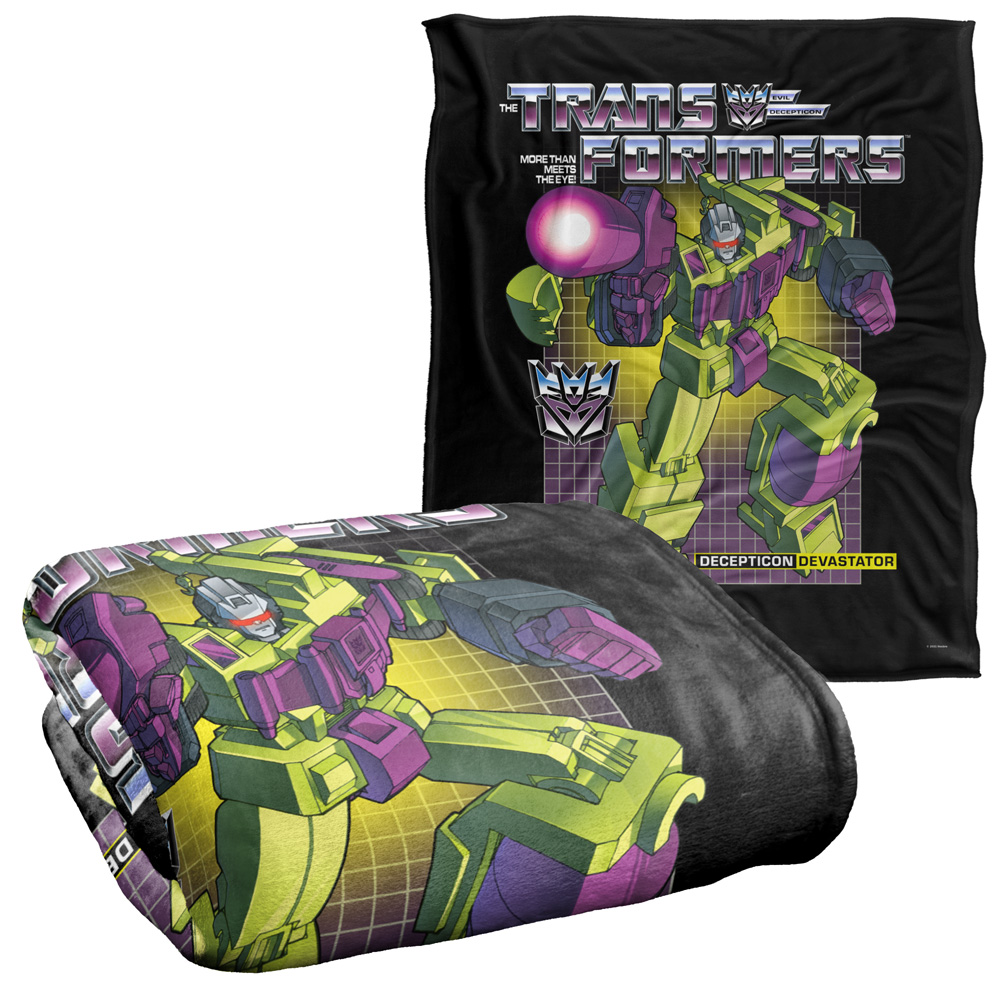 Transformers Devastator Silky Touch Super Soft Throw Blanket 50' x 60 ...