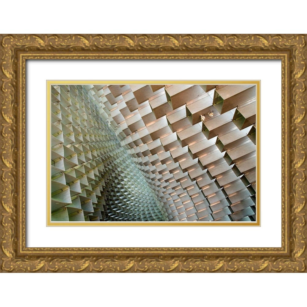 Wride, Linda 32x23 Gold Ornate Wood Framed with Double Matting Museum Art Print Titled ...