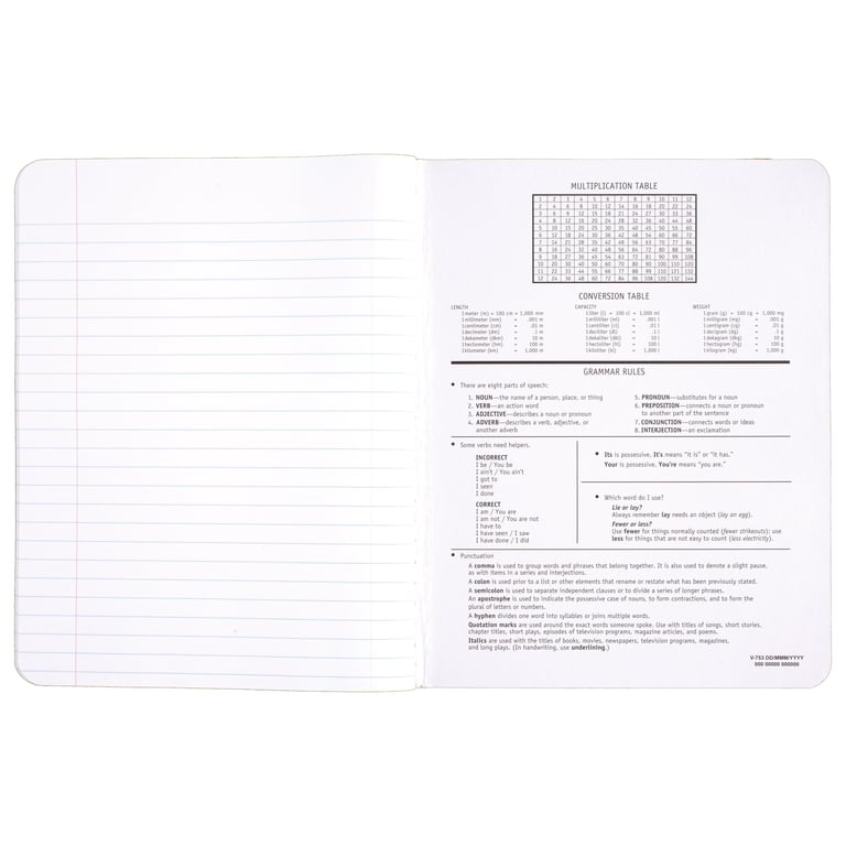 Composition Notebook Inside