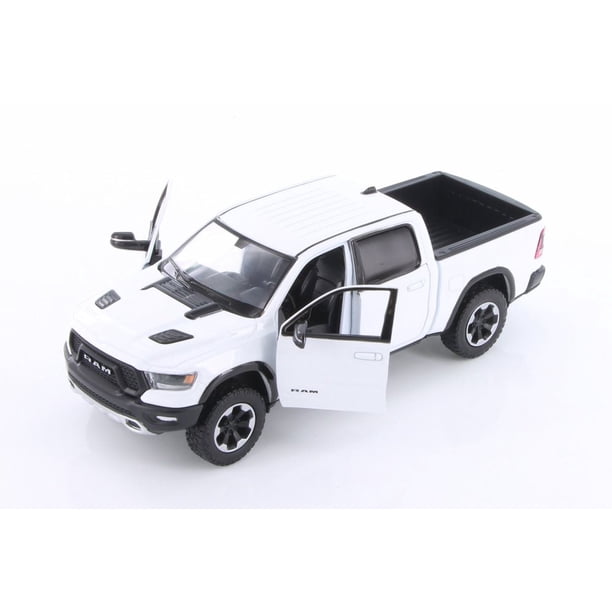 2019 Dodge Ram 1500 Crew Cab Rebel Pickup Truck, White - Showcasts ...