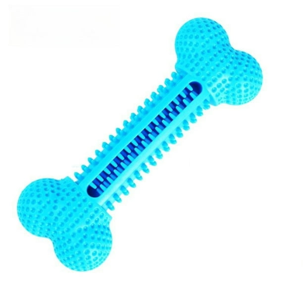 Popular Puppy And Dog Toothbrush Chew Toy Teeth Cleaning Soft Flexible Rubber Dog Toys Puppy And Small Breeds Walmart en linea