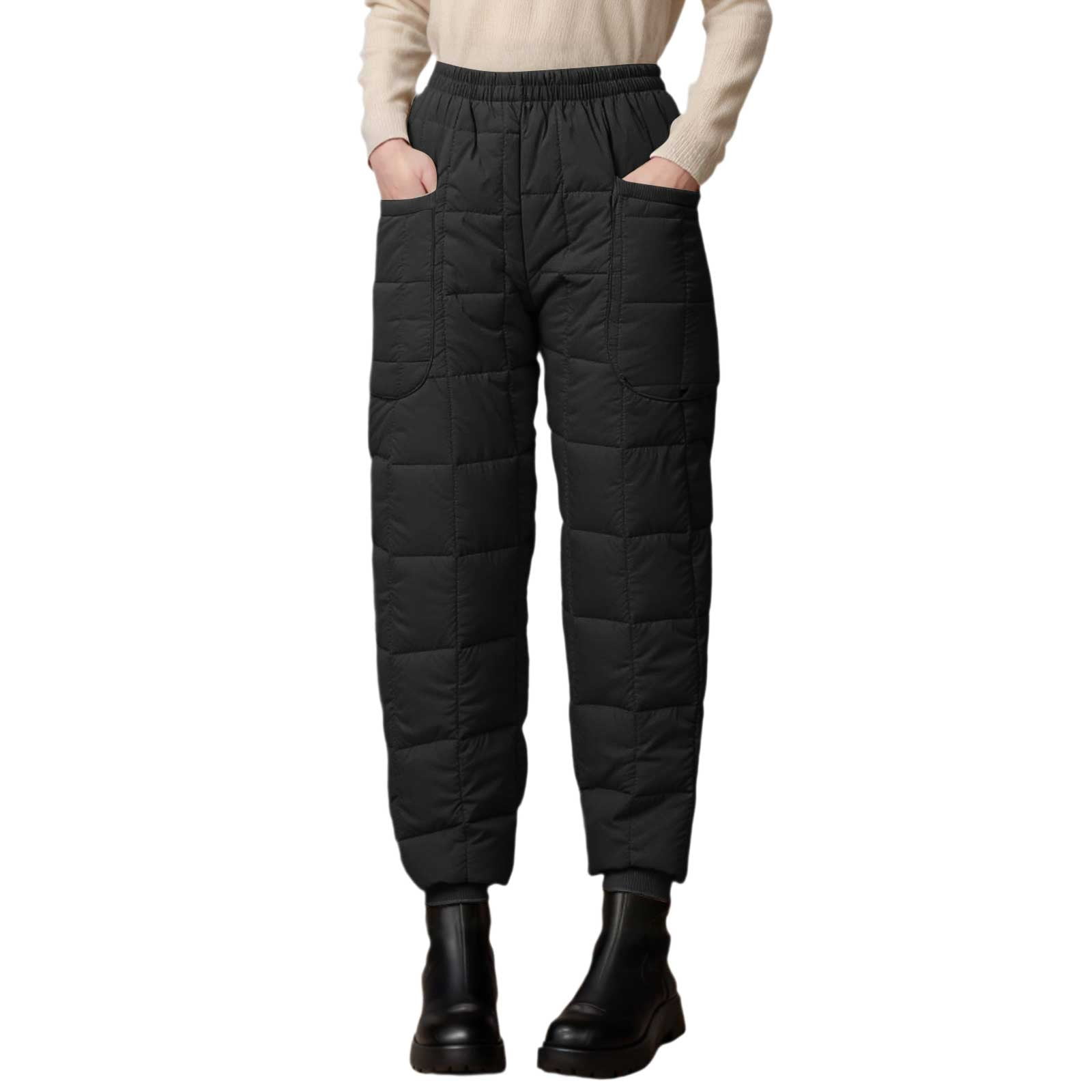 Click here for Krdevn Winter Thermal Lined Wide Leg Trousers For... prices