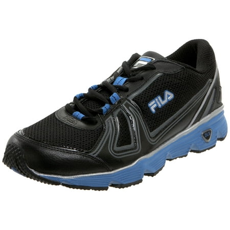 Fila Men's DLS Circuit Running Shoe,Black/Campanula/Metallic Silver,10. ...