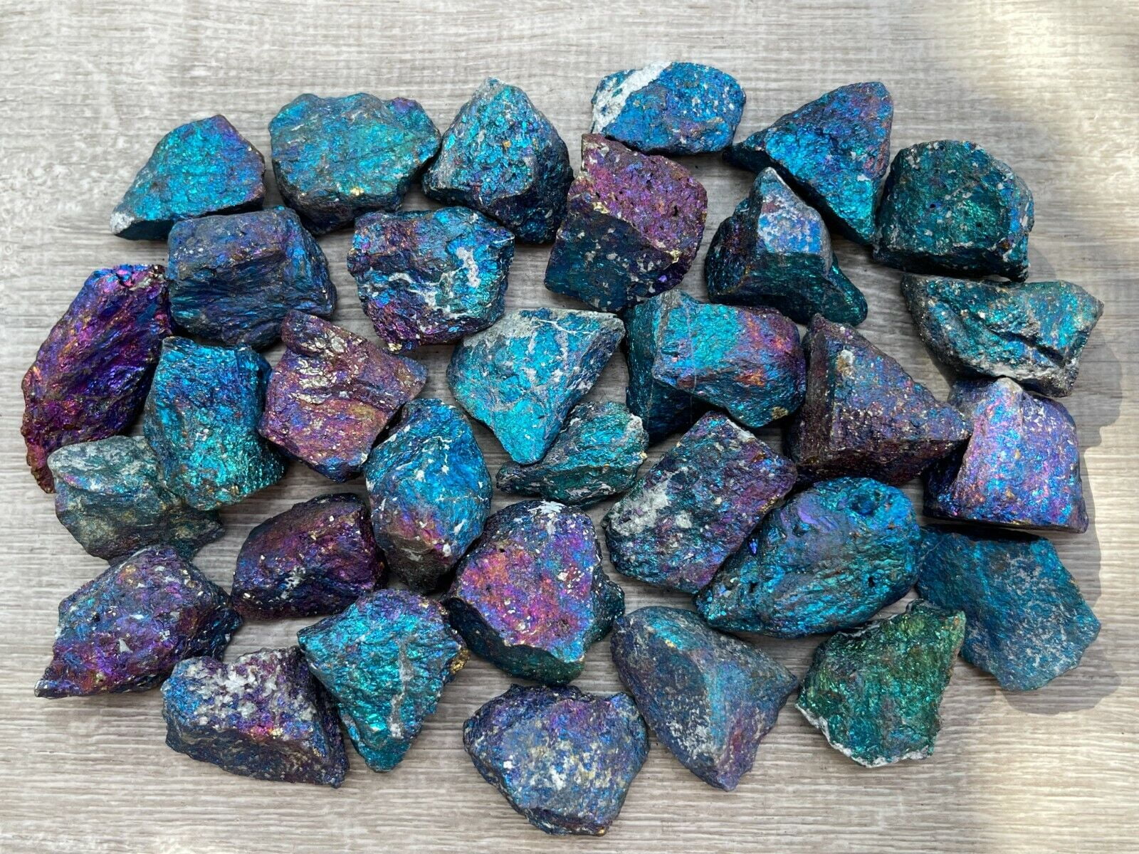 Chalcopyrite Natural Stone, Raw Peacock Ore Stone - Walmart.com