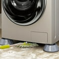 Style&, Washing Machine Anti-Vibration Foot Pads, Rubber Shockproof Mat ...
