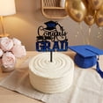 Acrylic Graduation Cake Topper Decorative Dessert Plug-in for High ...