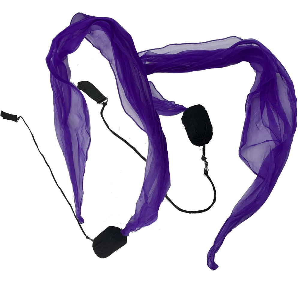 Zeekio Single Color Scarf Poi - Flow Toy - Vibrant Colors - Adjustable ...