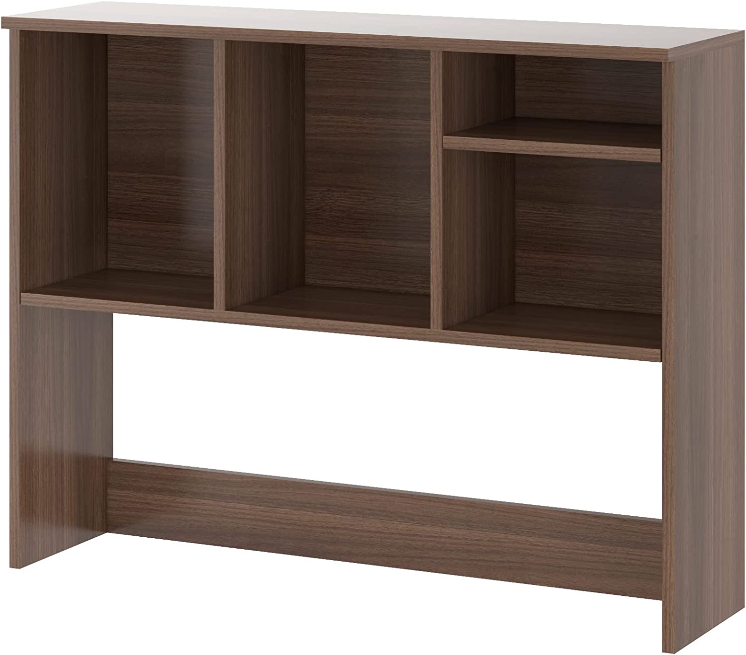 WAHEY Desk Bookshelf, Office Desktop Storage Rack Wood Display Shelf ...