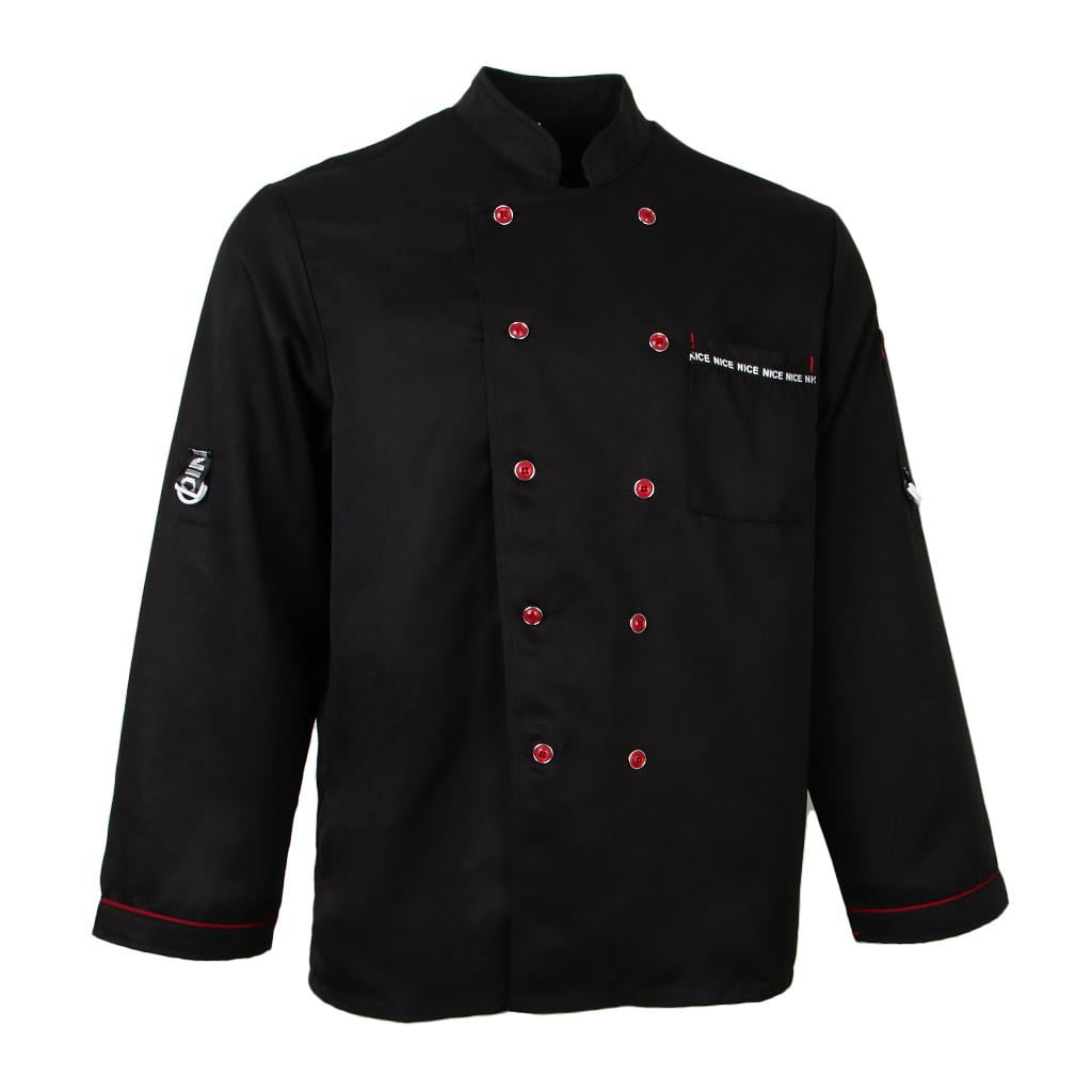 Chaqueta de cocinero de uniforme unisex para hombres y mujeres de ...