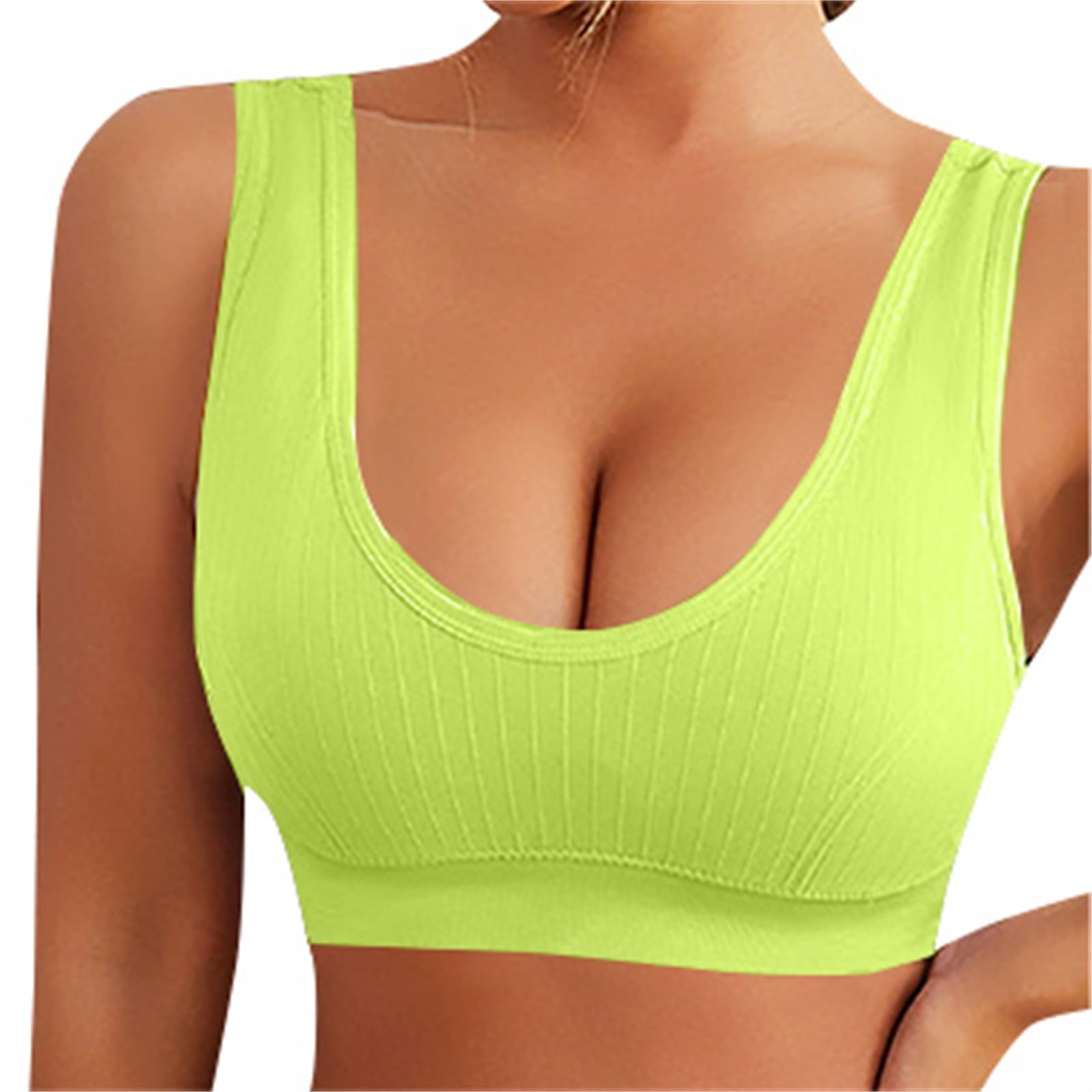 Click here for Manxivoo Large Size Wirefree Yoga Sports Bra For W... prices