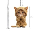 Agiufgs Car Cute Cat Decoration, Adds Personalized Warmth and Relaxing ...