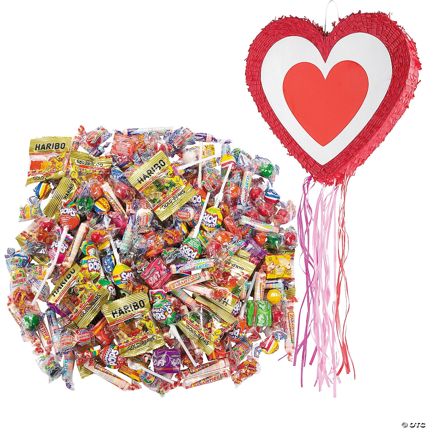 Valentine Heart Pull-String Piñata Kit - 207 Pc. - Walmart.com