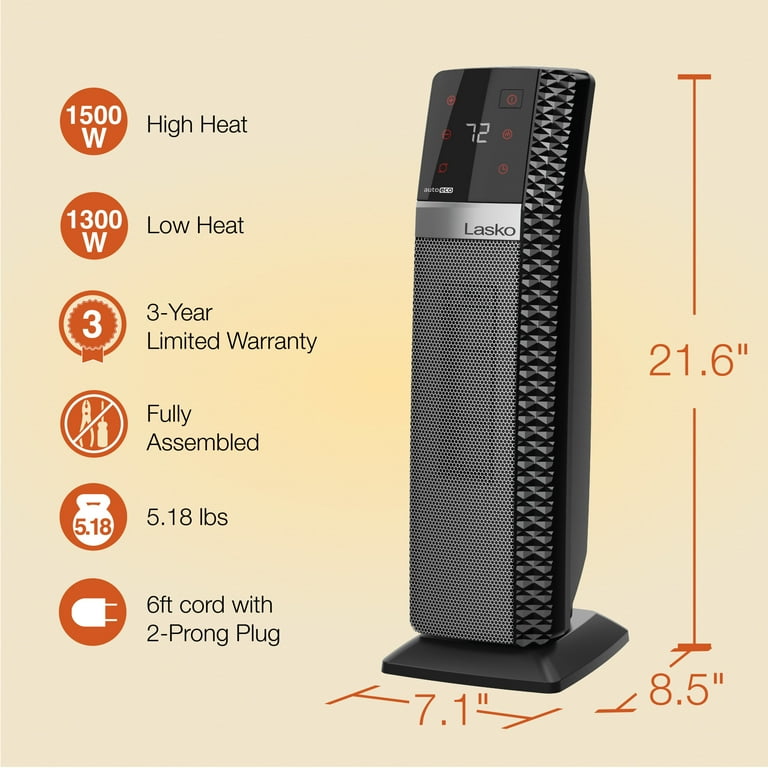 Lasko Tower Heater Lasko Digital Ceramic Tower Heater With Remote