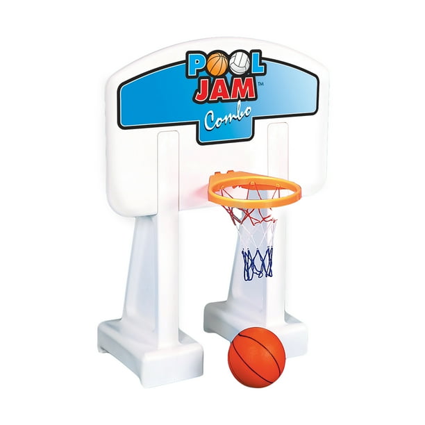 Pool Jam Volleyball/Basketball Combo In Ground Pool Toy - Walmart.com