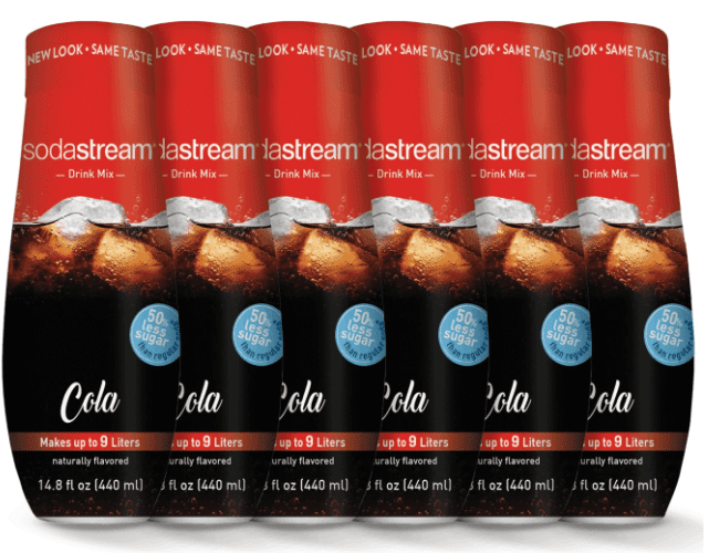 SodaStream Cola Drink Mix, 6 Count, 440 mL - Walmart.com
