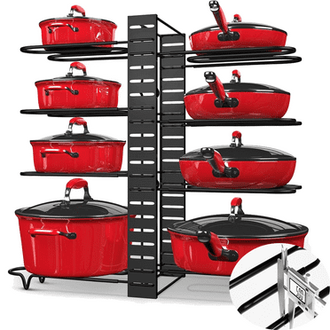 Concept Housewares Rectangular Ceiling Mounted Pot Rack - Walmart.com